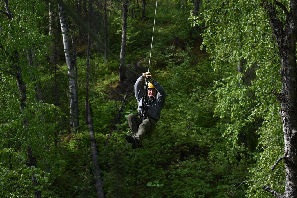 Denali Zipline Tours - - CoolWorks.com